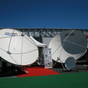 4.5 Meter Prime Focus Satellite Antenna System | Challenger Communications